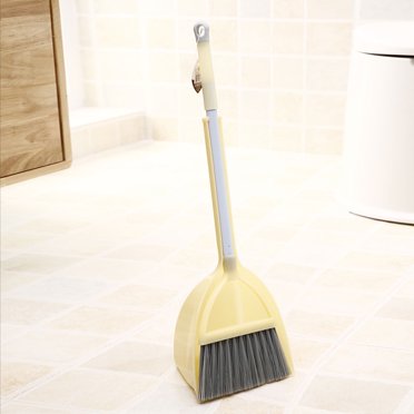 Children's Broom Mop Dustpan Playset, Real Stand Housekeeping Pretend ...