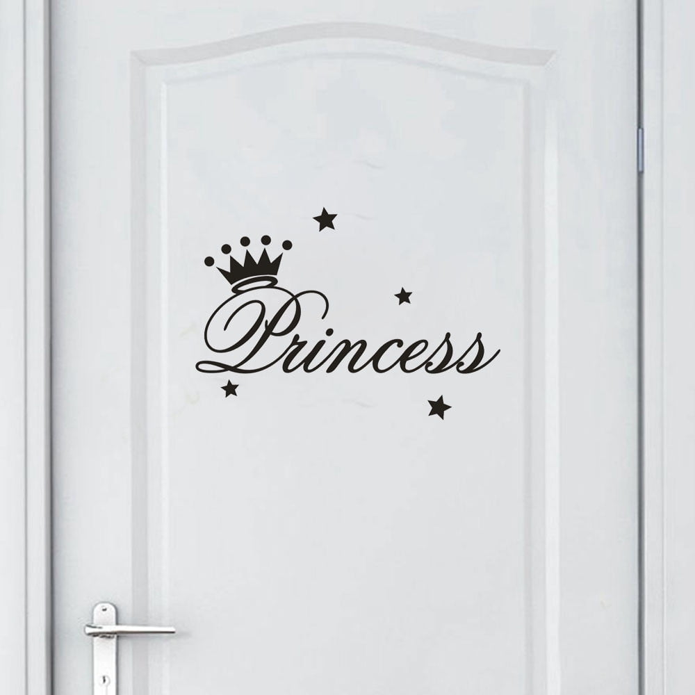 Vadktai Princess Crown Decal Vinyl Sticker Graphics for Cars Trucks SUV ...