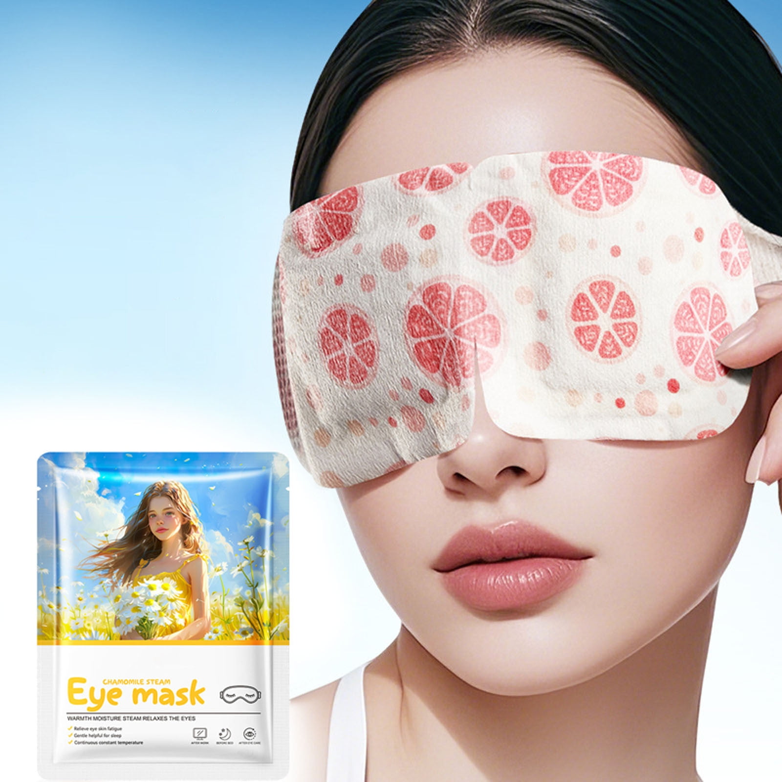 Vadktai Steam Eye Mask – Warm Compress Eye Cover for Relief for Dry ...