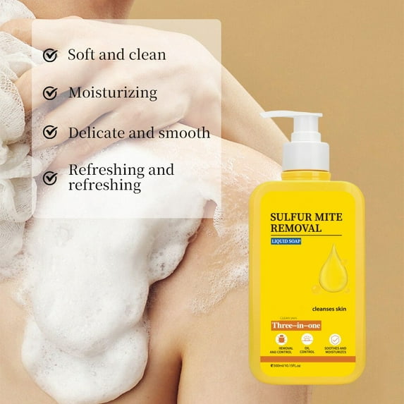 Vadktai Sulfur Body Wash, Cleaning Repair Multi-Action Cleanser and ...