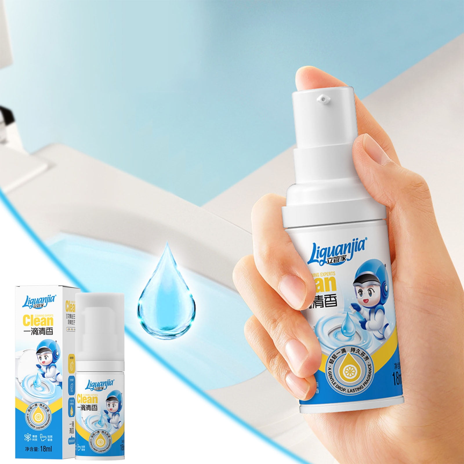 Vadktai Toilet Odor Eliminator Spray, Non-Aerosol Odor Neutralizer ...