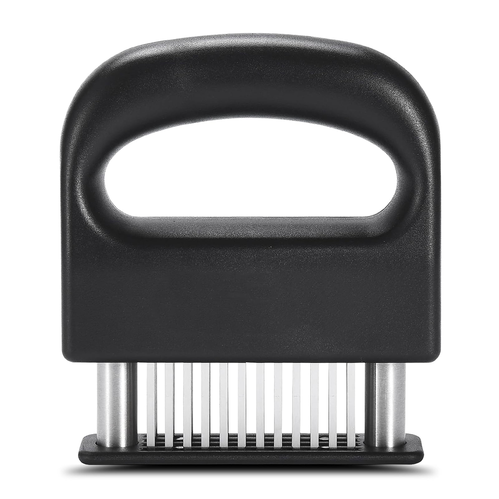 Vaelin 1 Pack Black Plastic Meat Tenderizer with 48 Stainless Steel ...
