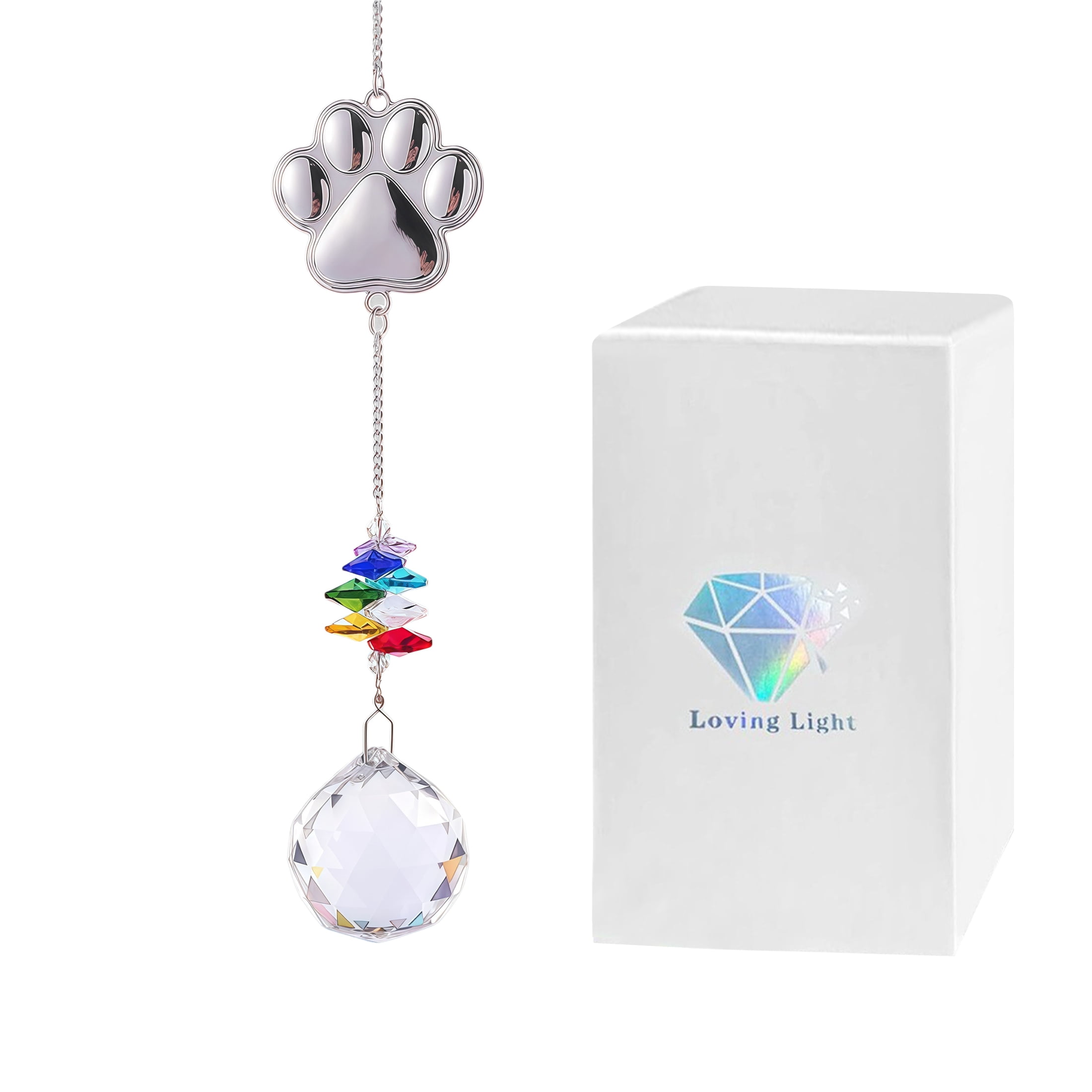 Vafful Pet Memorial Sun Catcher,Dog Memorial Gifts for Loss of Dog，Pet Sympathy, Thoughtful Dogs ...