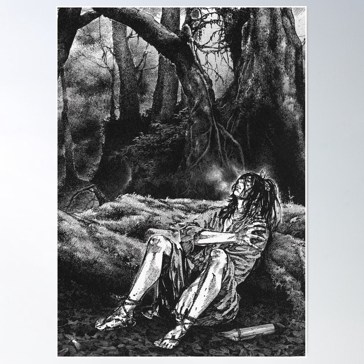 Vagabond- Manga Samurai Poster Wall Art, Modern Wall Decor For Living ...