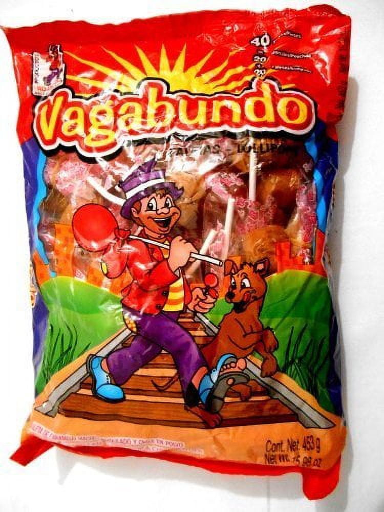 Dulces & Salsas Vagabundo Hard Candy Lollipop w/Chilli Powder ...
