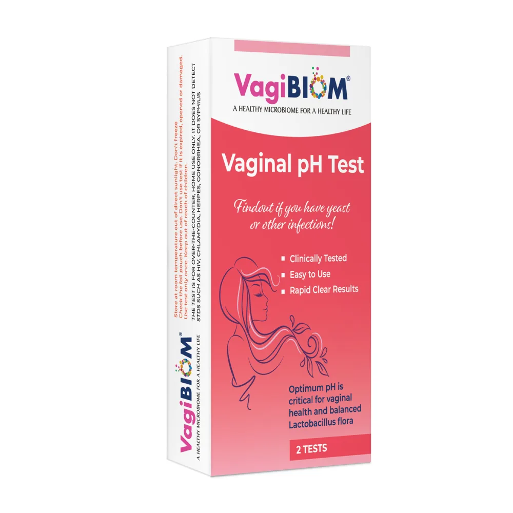 Vagibiom Biom Probiotics Vaginal pH Testing Kit for Women in a ...