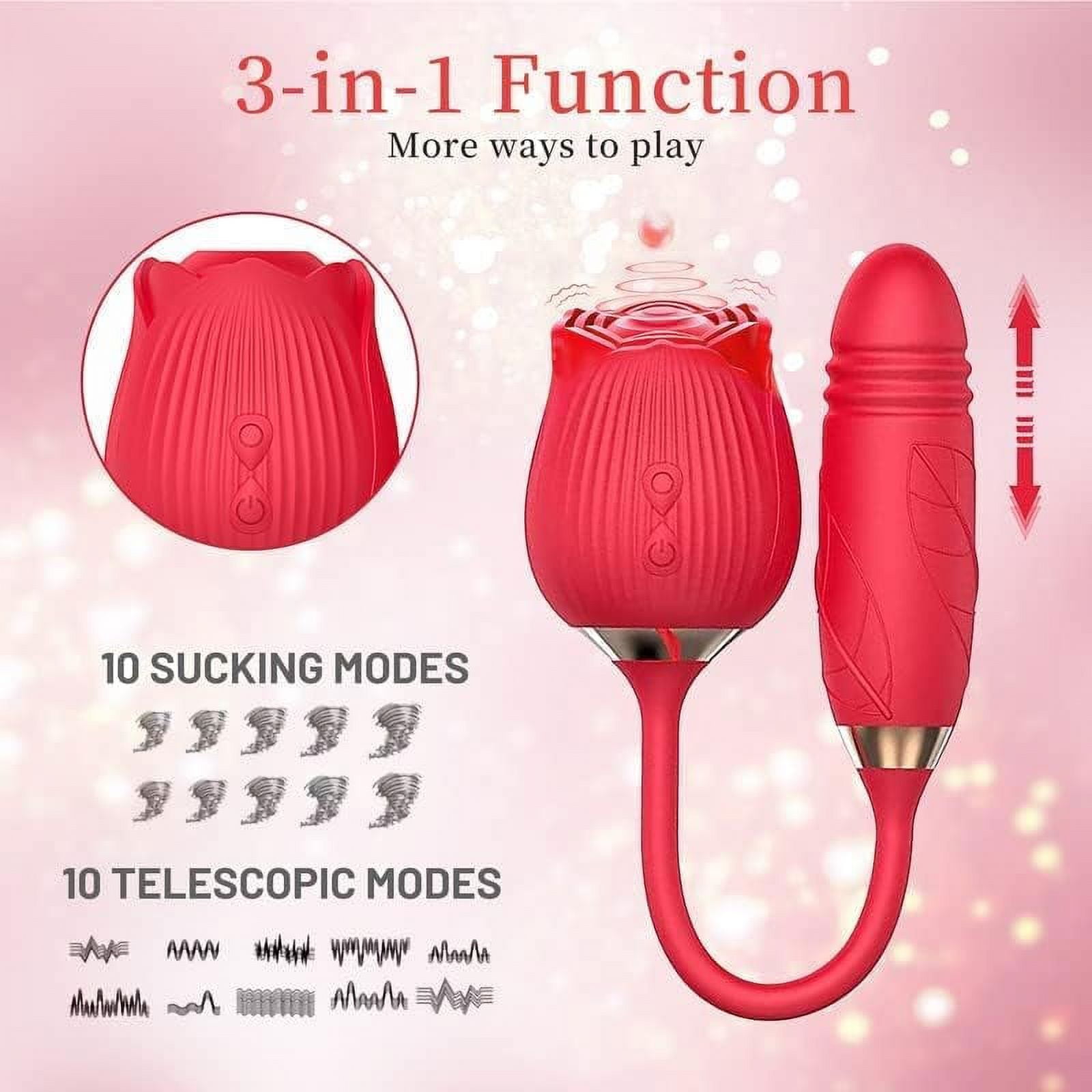 Vaginal And Anal Sex Toy Masturbation Two In One Vibration Insertable