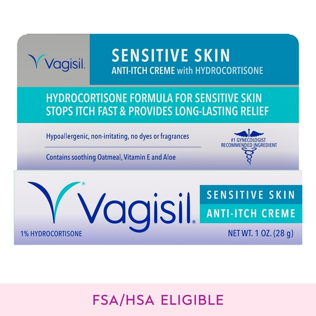 Vagisil Feminine Anti-Itch Cream for Yeast Infections, Maximum Strength ...
