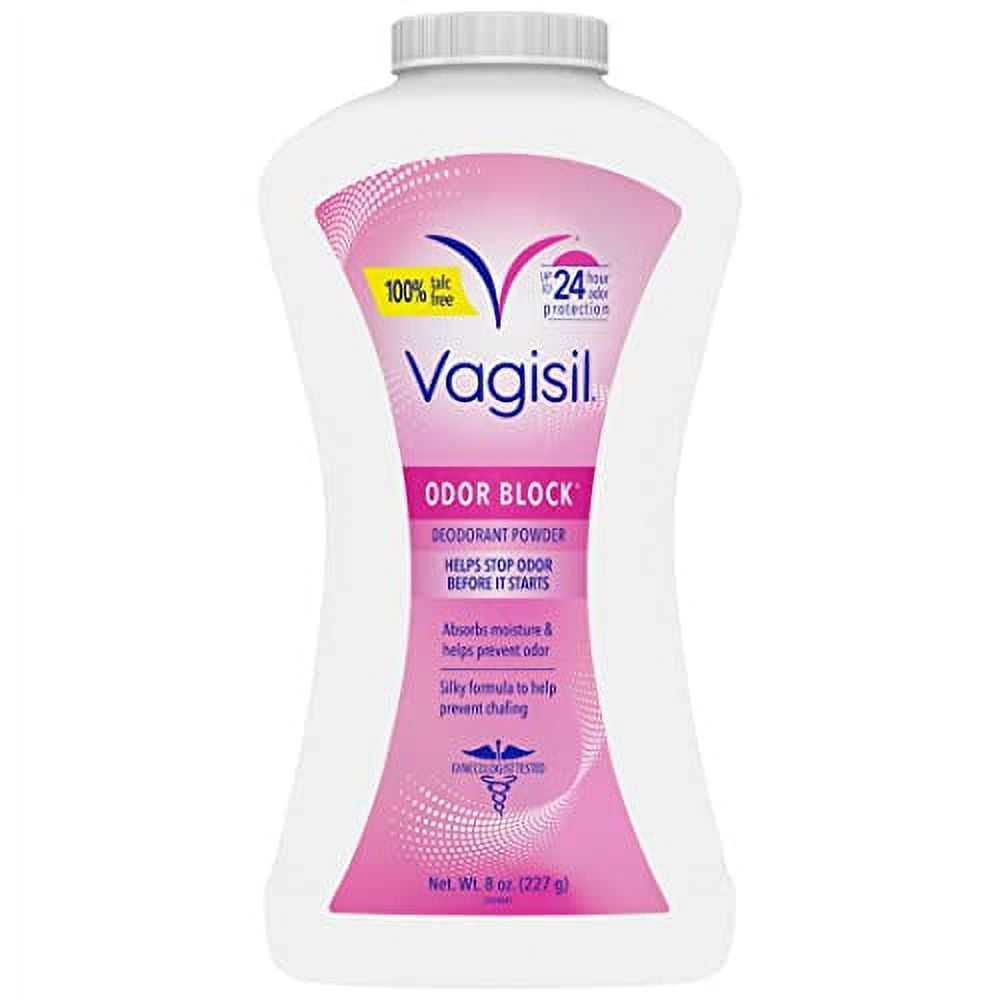 Vagisil, Talc-Free Feminine Hygiene Deodorant Powder, Intimate Odor ...