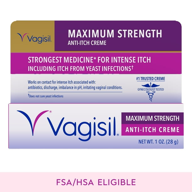 Vagisil Maximum Strength Anti-Itch Cream, 1 oz - Walmart Business Supplies