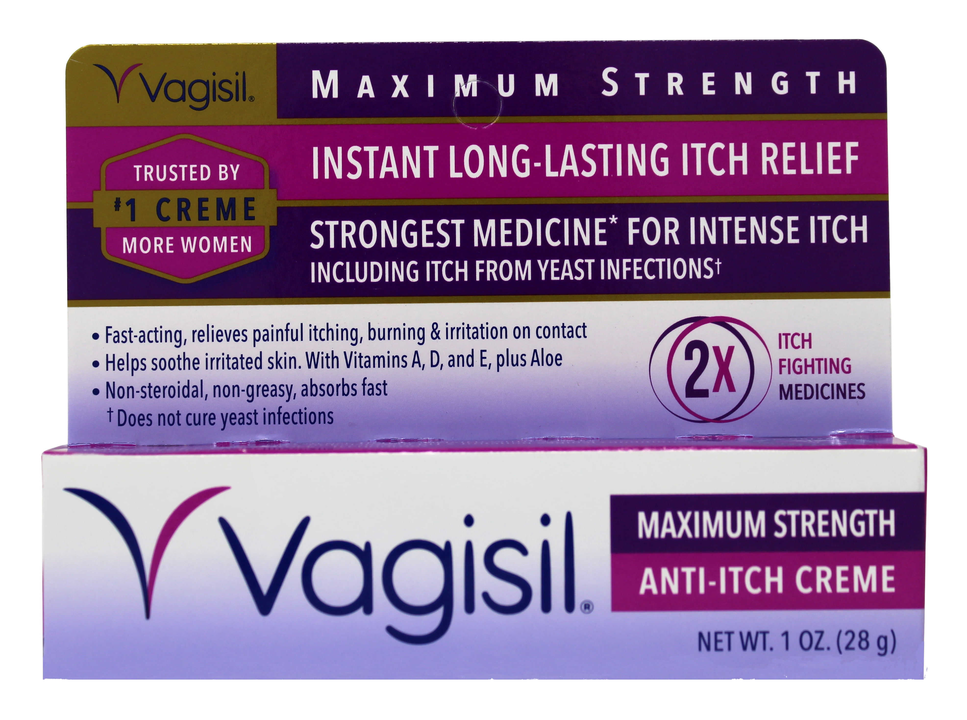 Vagisil Maximum Strength Anti Itch Feminine Cream Max Protection