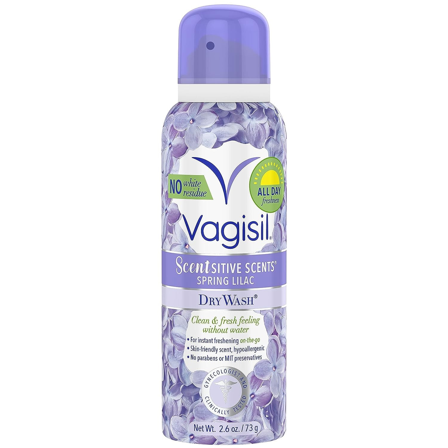 Vagisil Scentsitive Scents Dry Wash, Lavender Wildflower, 2.6 oz ...