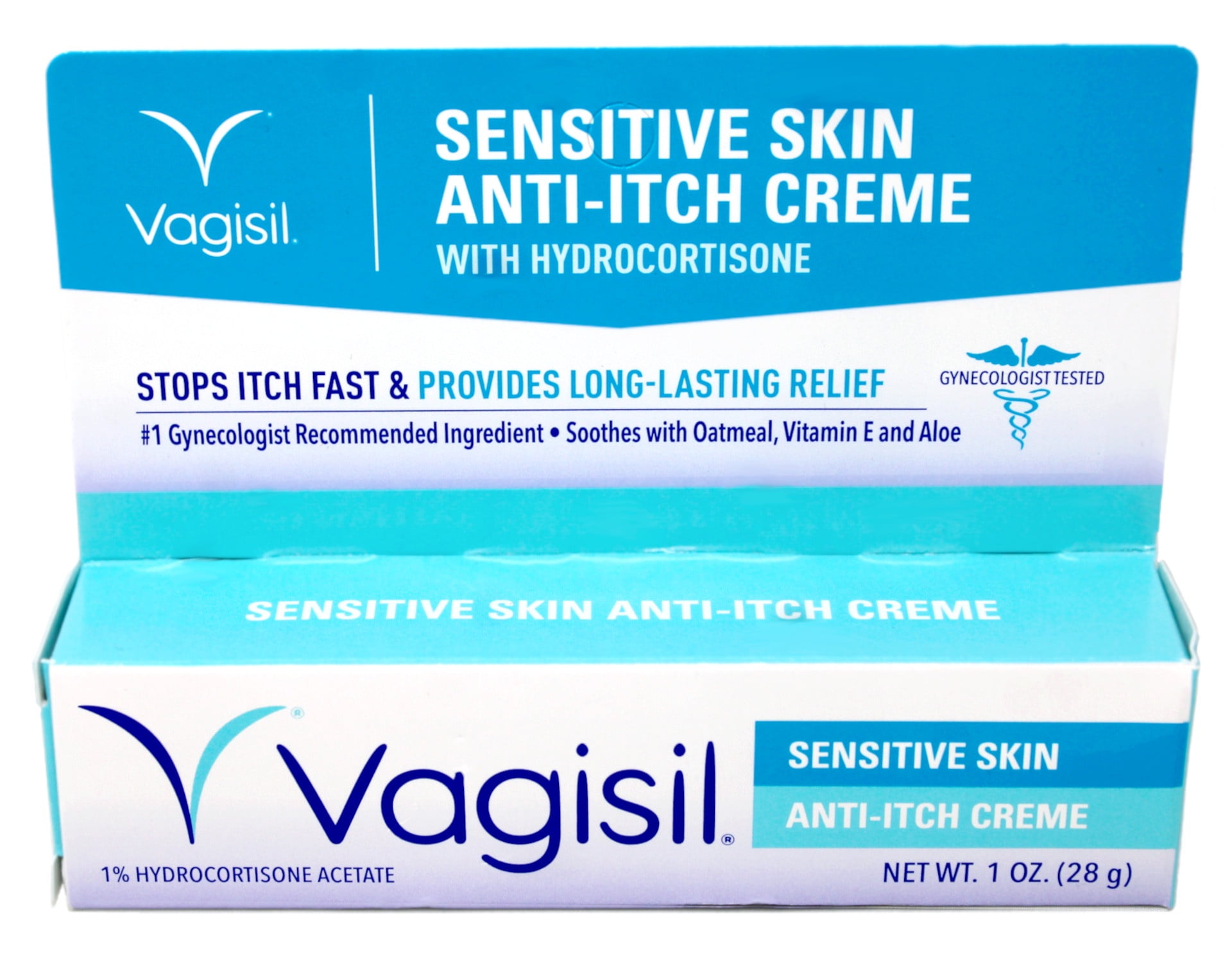 "Vagisil Sensitive Skin Anti-Itch Cream for Women, Hydrocortisone ...