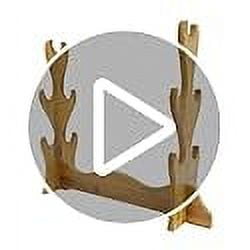 Vaguelly Show Rack Display Shelf Bamboo Flute Stand Wood Flute Holder ...