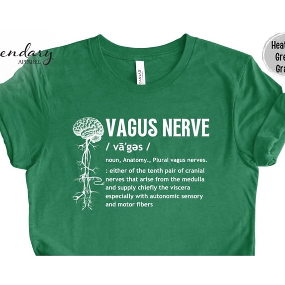 Vagus Nerve Definition Shirt Nervous System Anatomy Tee Shirt ...