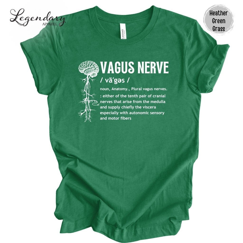 Vagus Nerve Definition Shirt Nervous System Anatomy Tee Shirt ...
