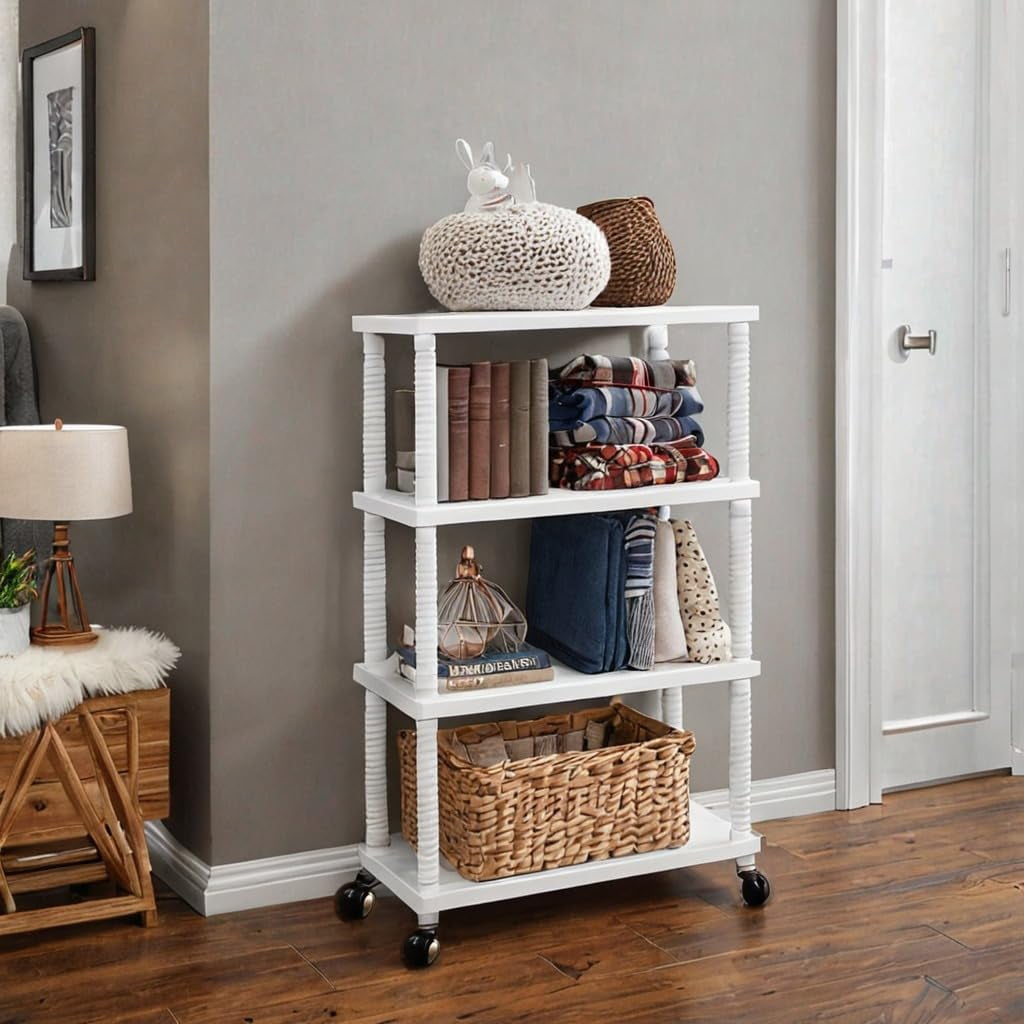 Vaidehi Collapsible Wardrobe 6 Shelves Storage Clothes Storage Rack ...