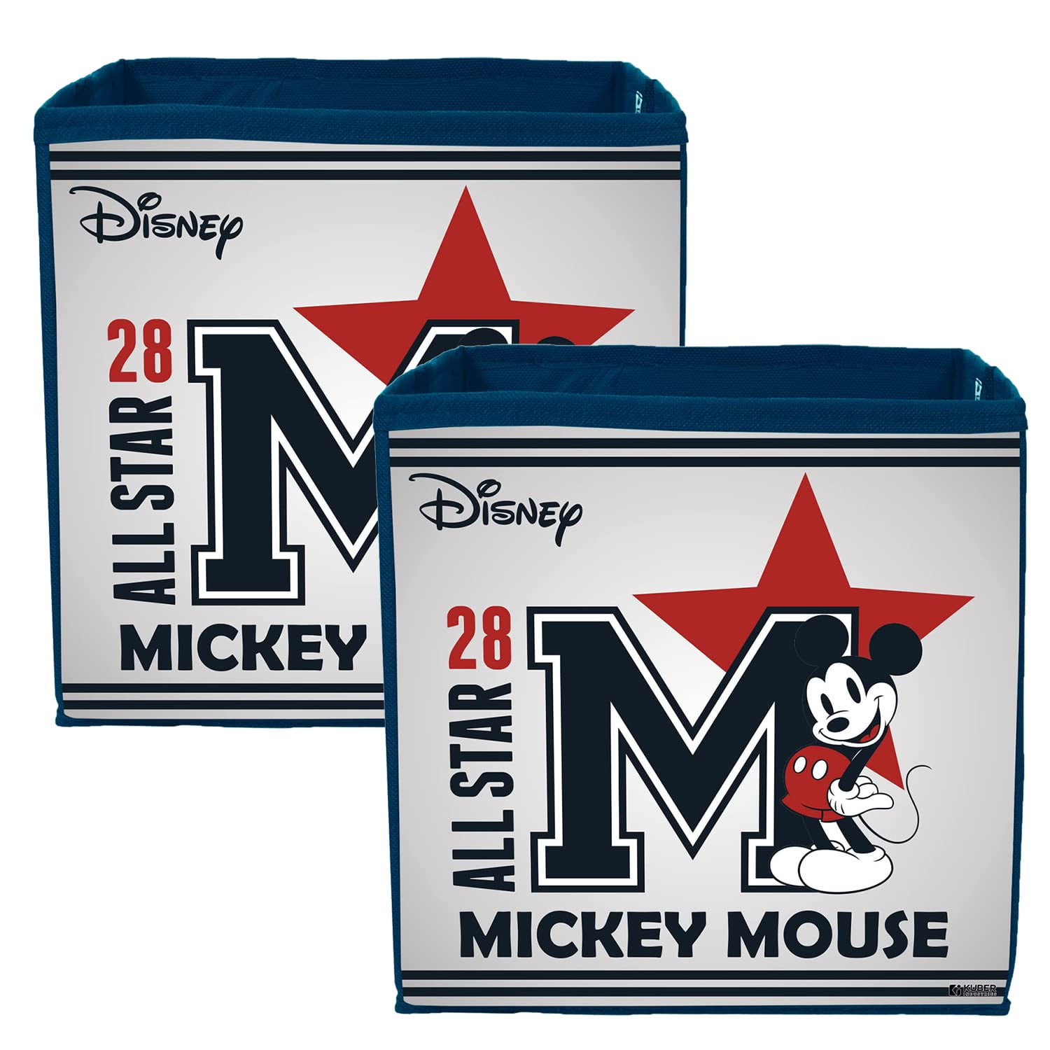 Vaidehi Industries Disney Mickey All Stars Print Foldable Cube Box|Non ...