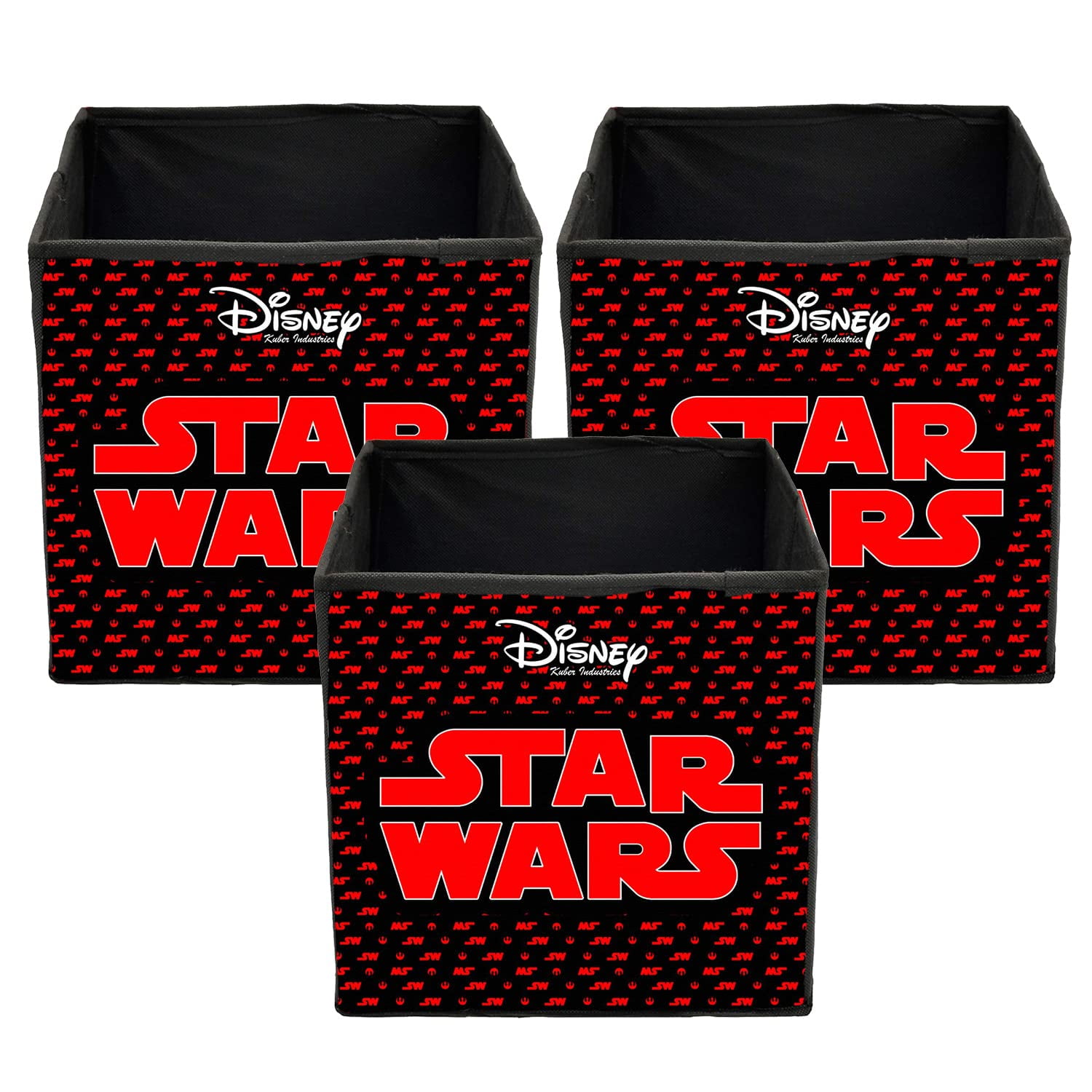 Vaidehi Industries Disney Stars Wars Print Foldable Cube Box|Non Woven ...
