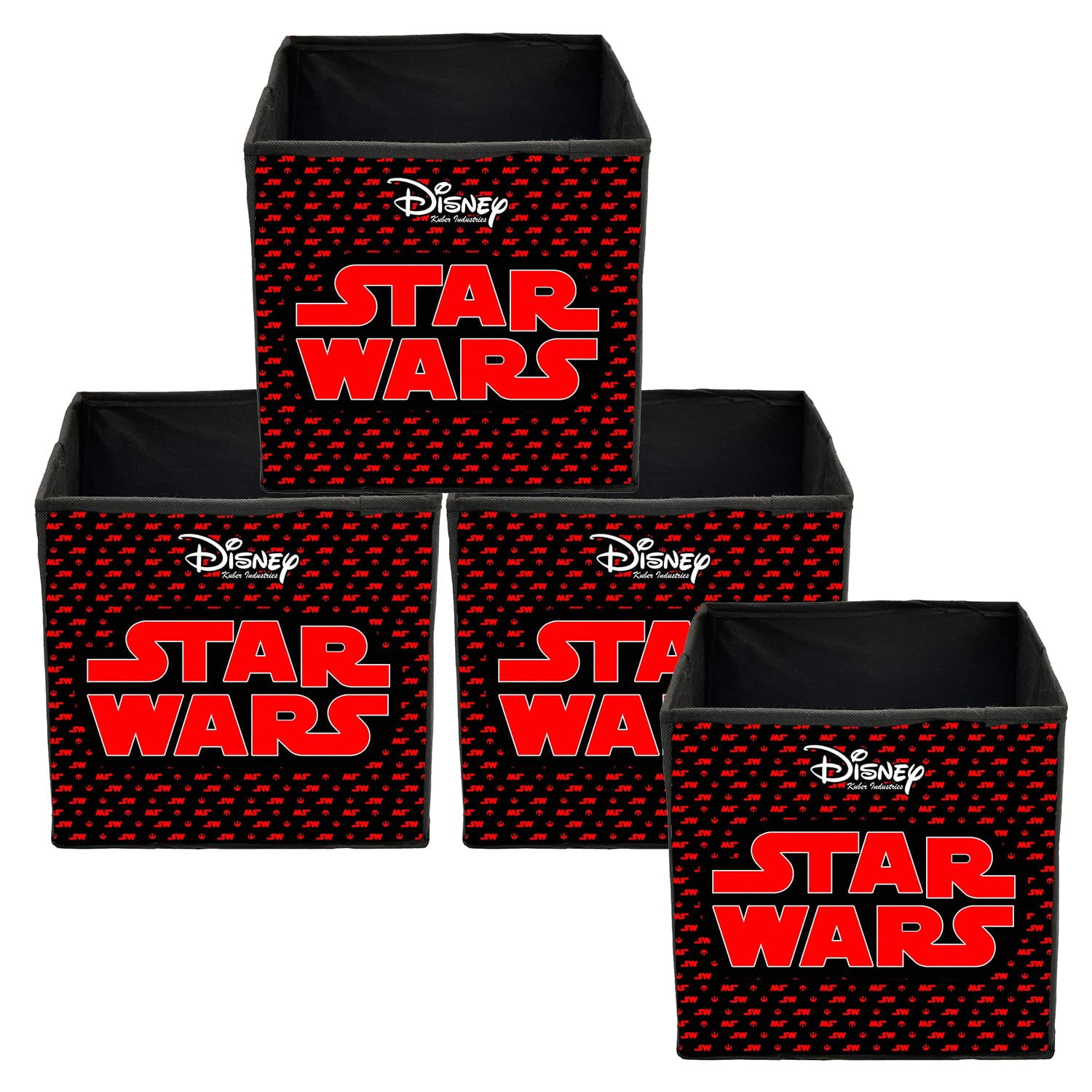 Vaidehi Industries Disney Stars Wars Print Foldable Cube Box|Non Woven ...