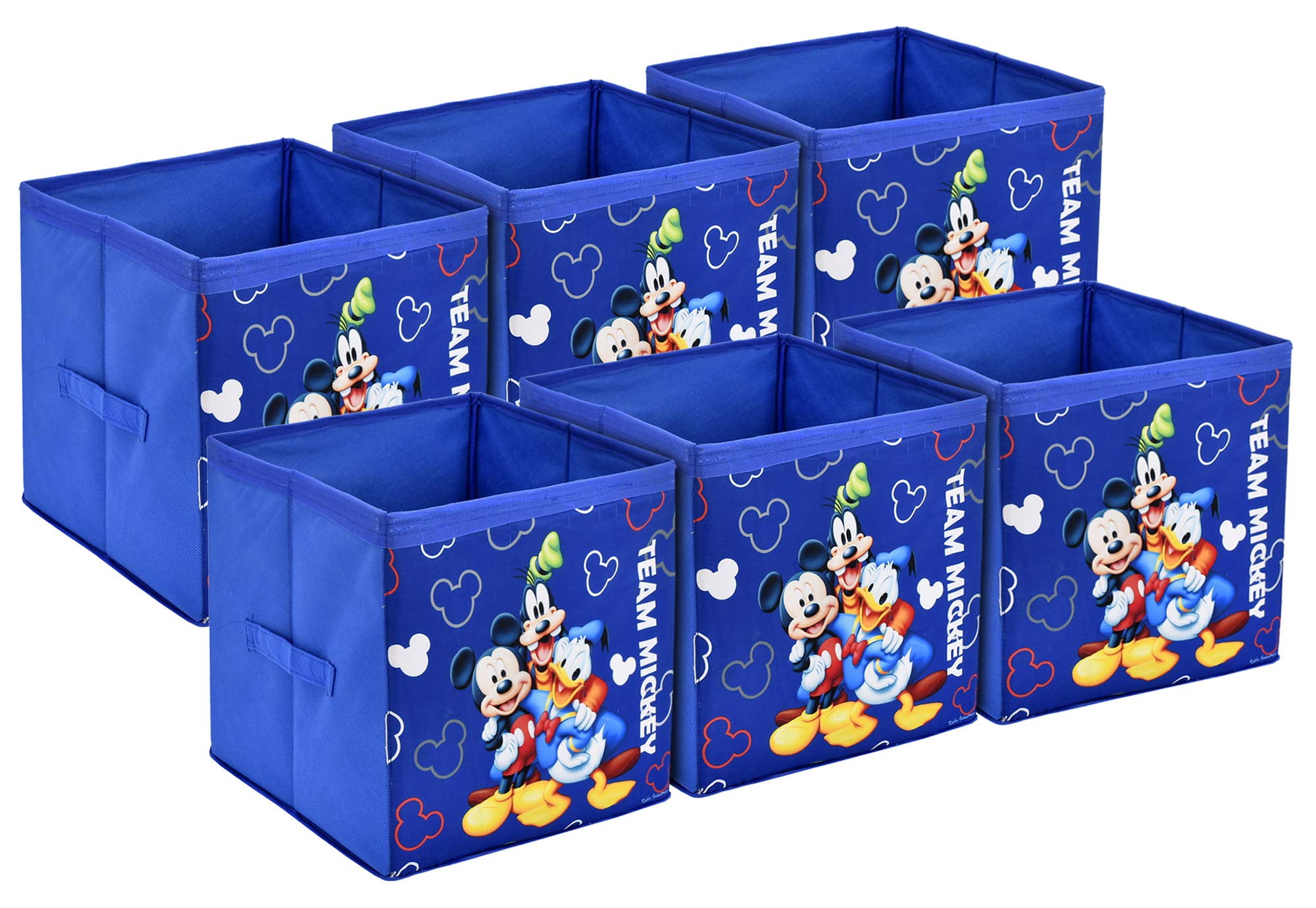 Vaidehi Industries Disney Team Mickey Print Non Woven Fabric 6 Pieces ...
