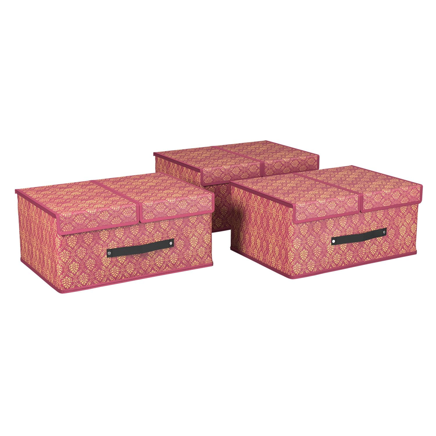 Vaidehi Industries Pack of 3 Foldable Storage Organiser | (Small ...