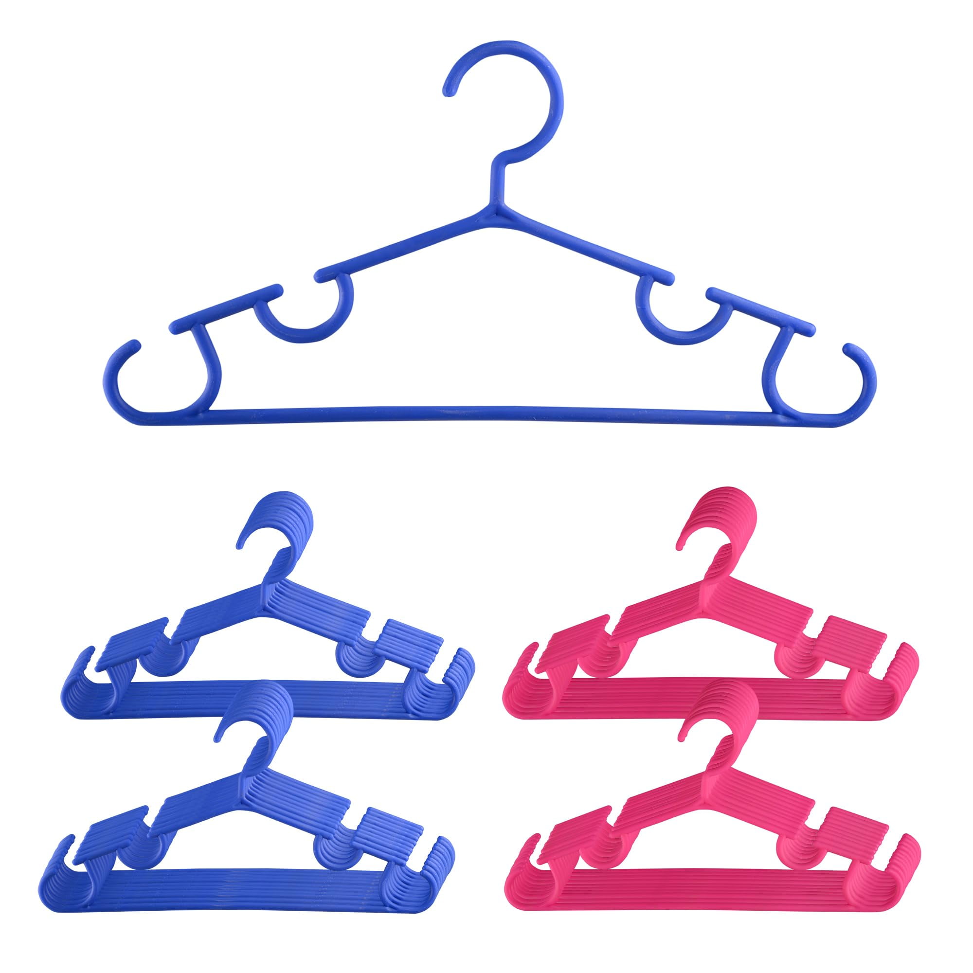 Vaidehi Industries Pack of 40 Hangers | Multi-Purpose Hangers for ...