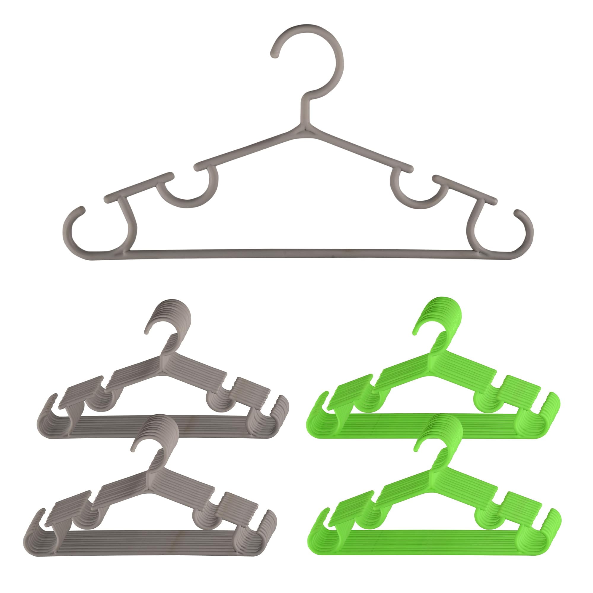Vaidehi Industries Pack of 40 Hangers | Multi-Purpose Hangers for ...