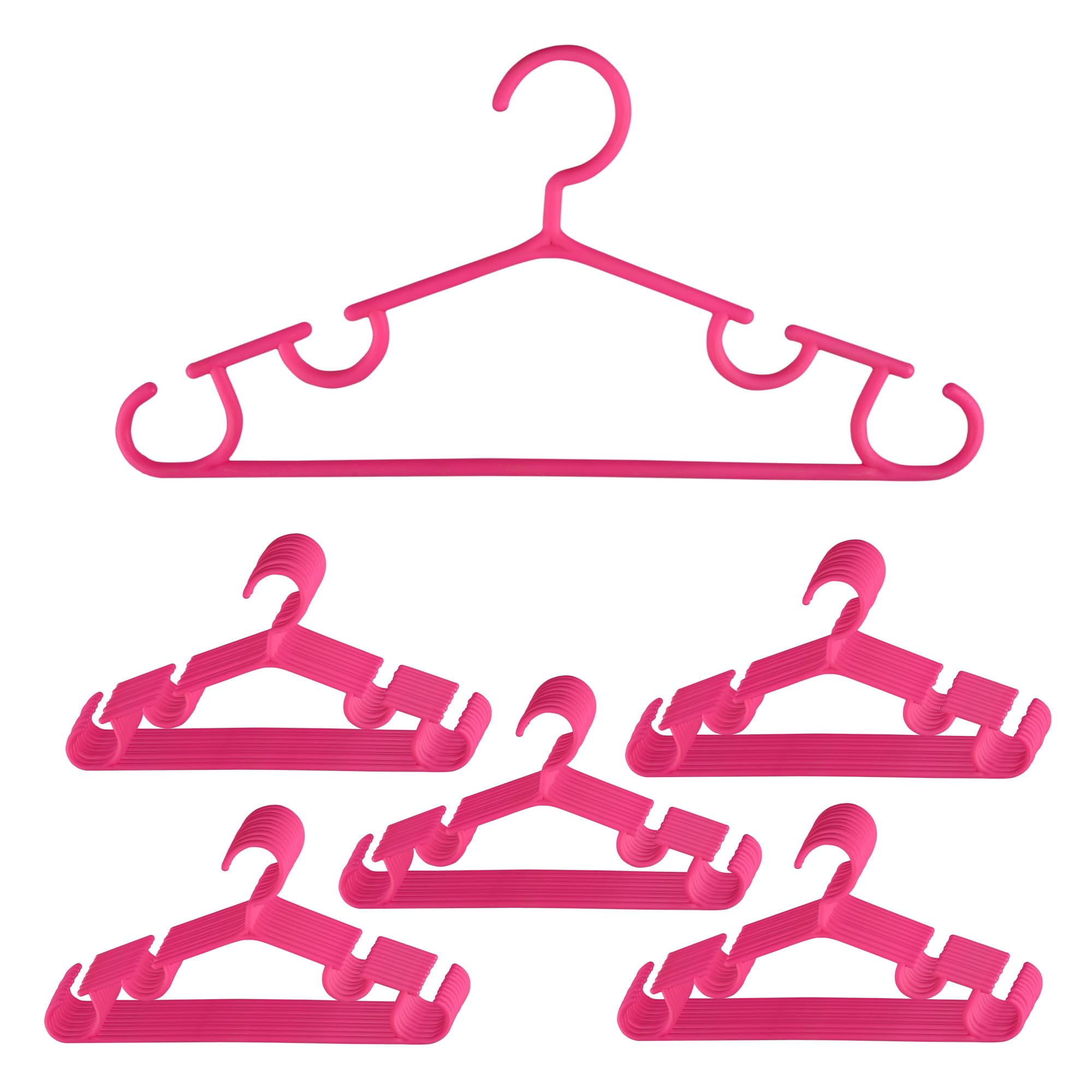 Vaidehi Industries Pack of 50 Hangers | Multi-Purpose Hangers for ...