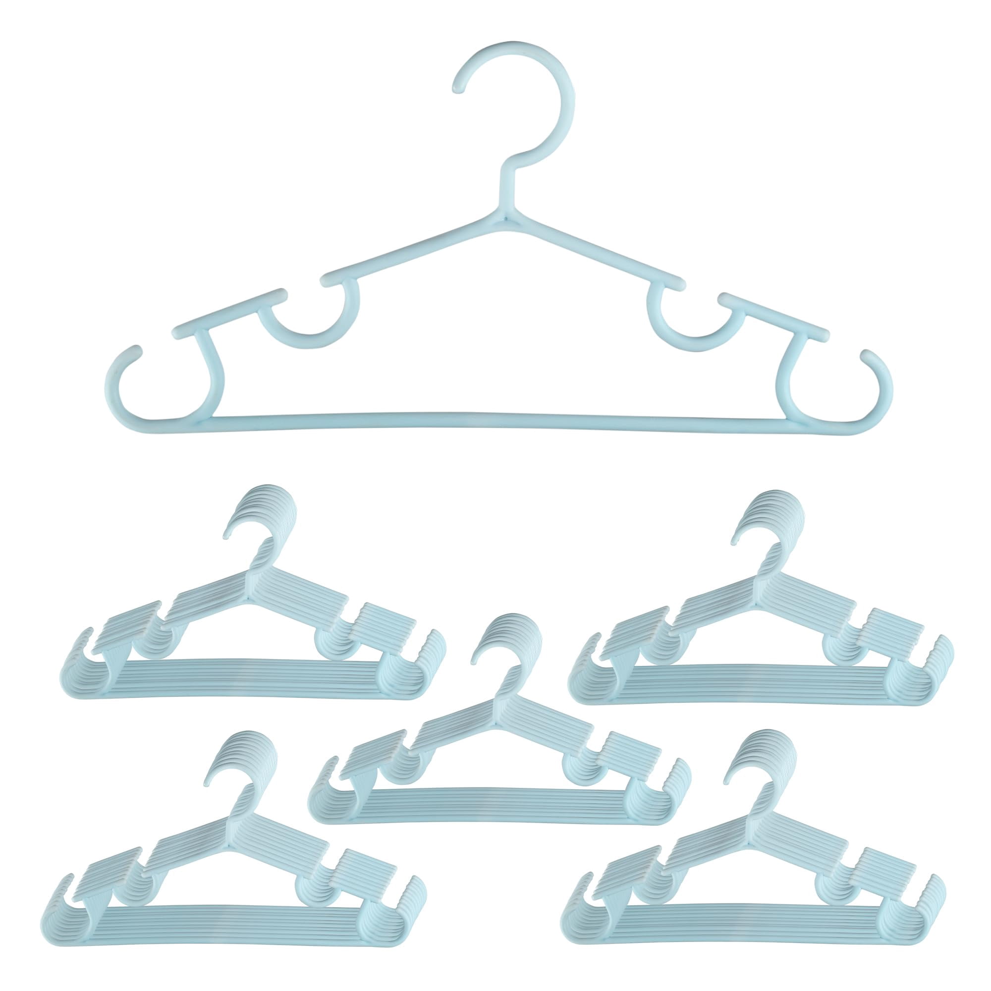 Vaidehi Industries Pack of 50 Multi-Purpose Hangers for Wardrobe ...
