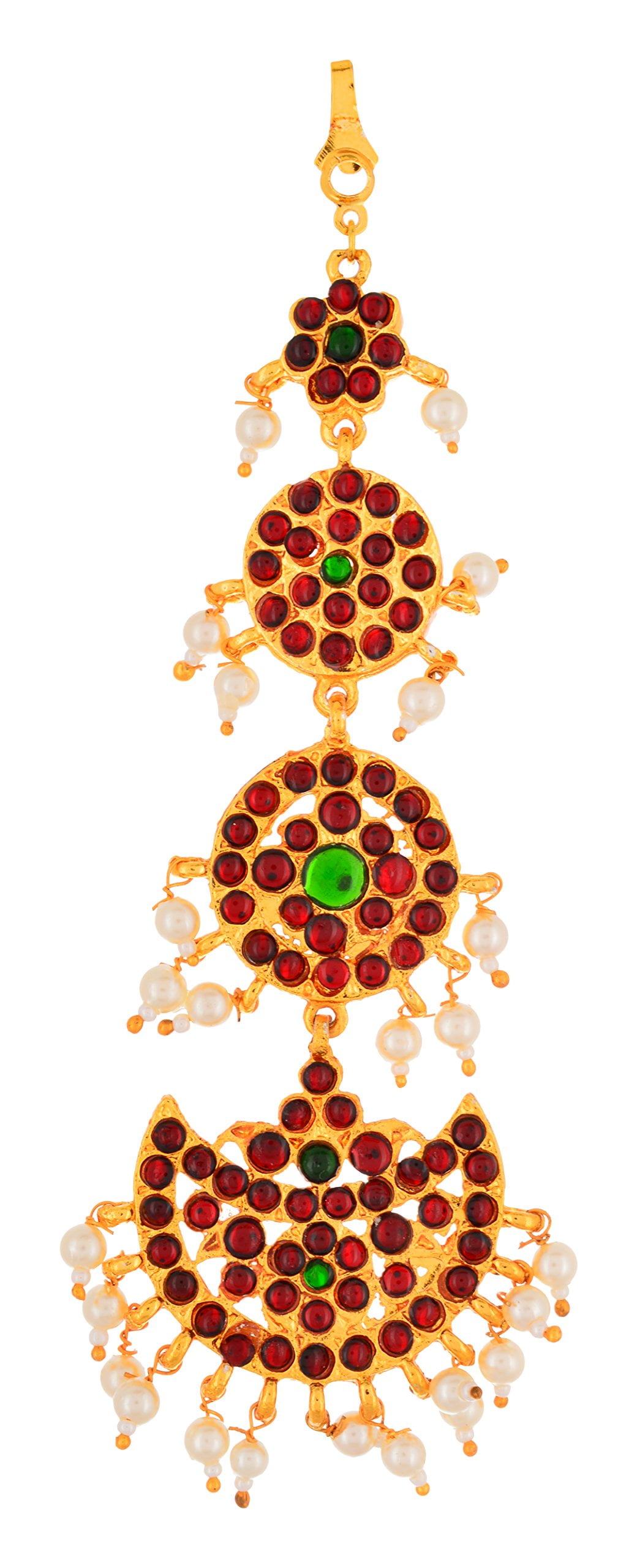 Vaidehi Kemp Step Maagi Tika (USTJ96A) - Gold Copper Tika for South ...