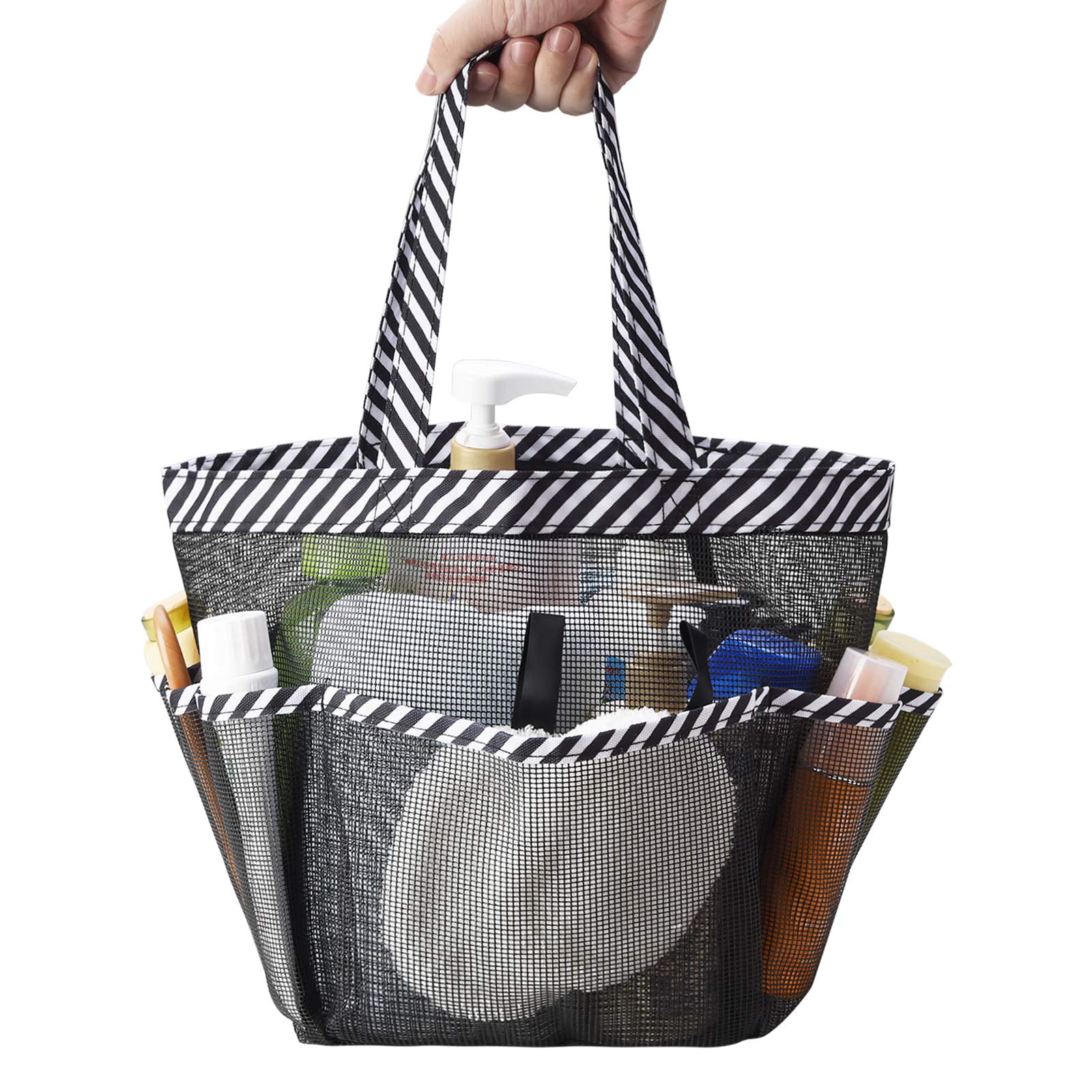Vaidehi Mesh Shower Caddy Tote, Portable Shower Bag College Dorm ...