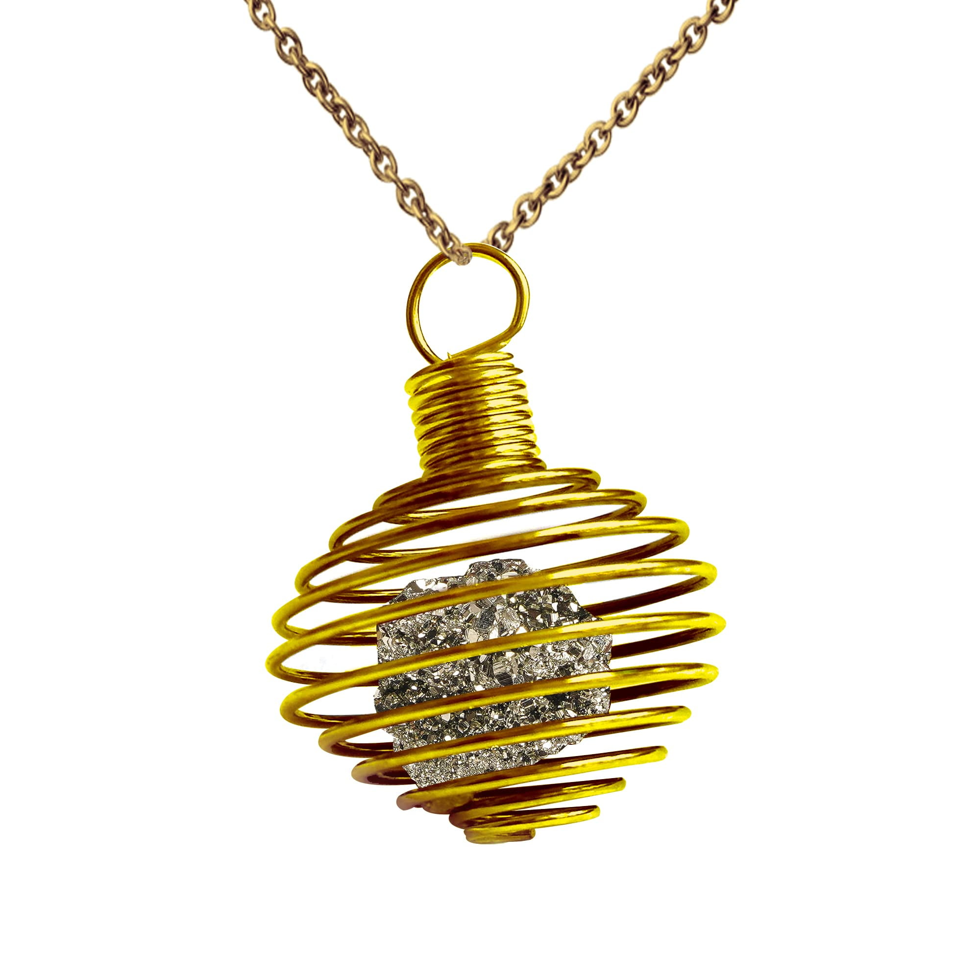 Vaidehi Original Pyrite Pendant for Women and Men - Crystal Stone ...