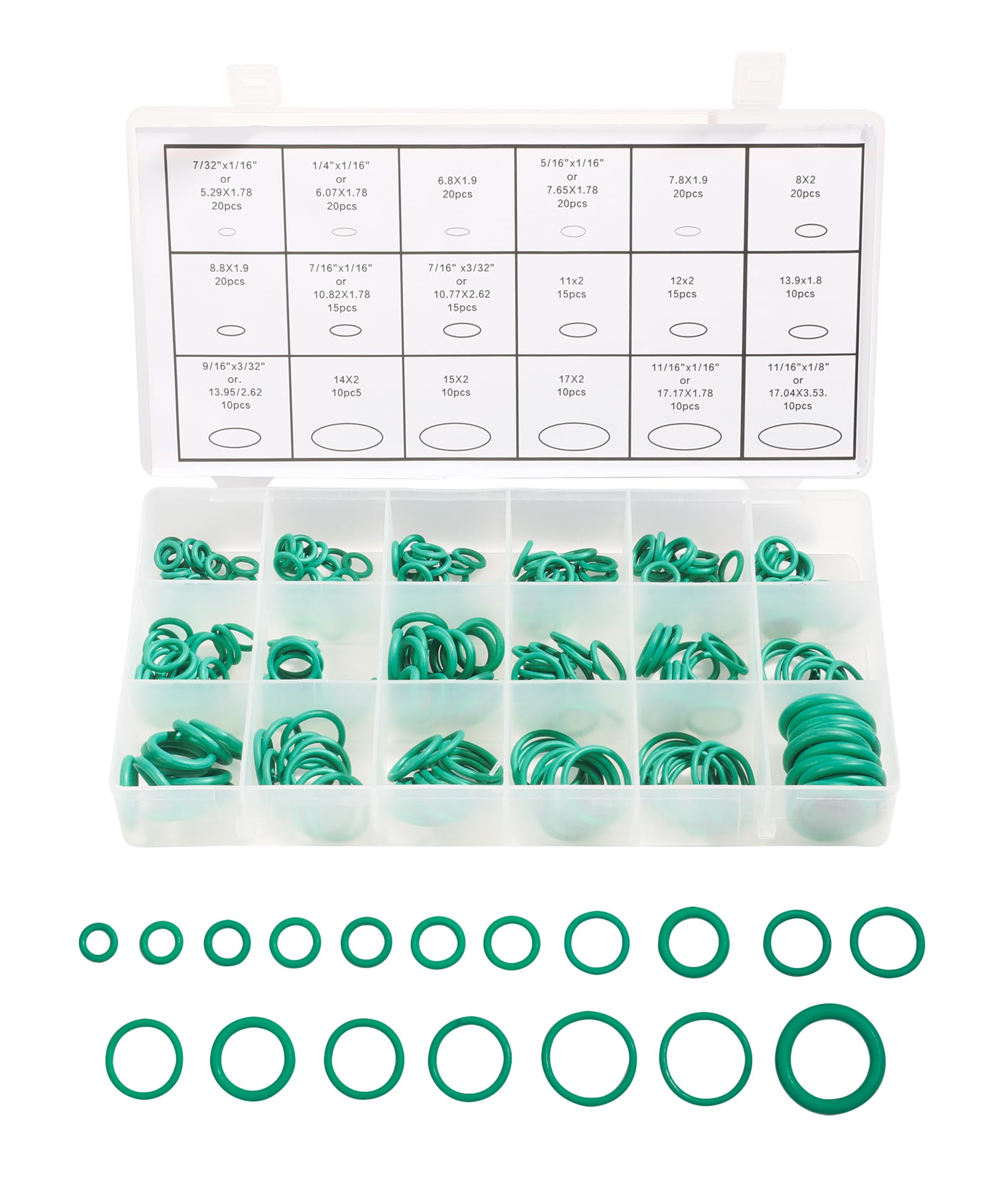 Vaidehi Pieces Seal Gasket Washer,O Ring Assortment Set Kit,Car Air ...