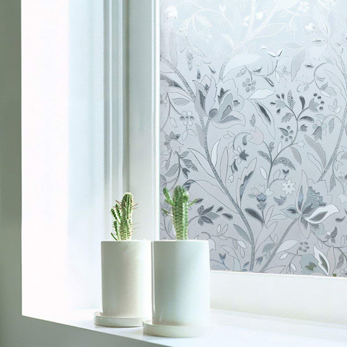 Vaidehi Privacy Window Film Bamboo Frosting Film Window Sticker Frosted ...