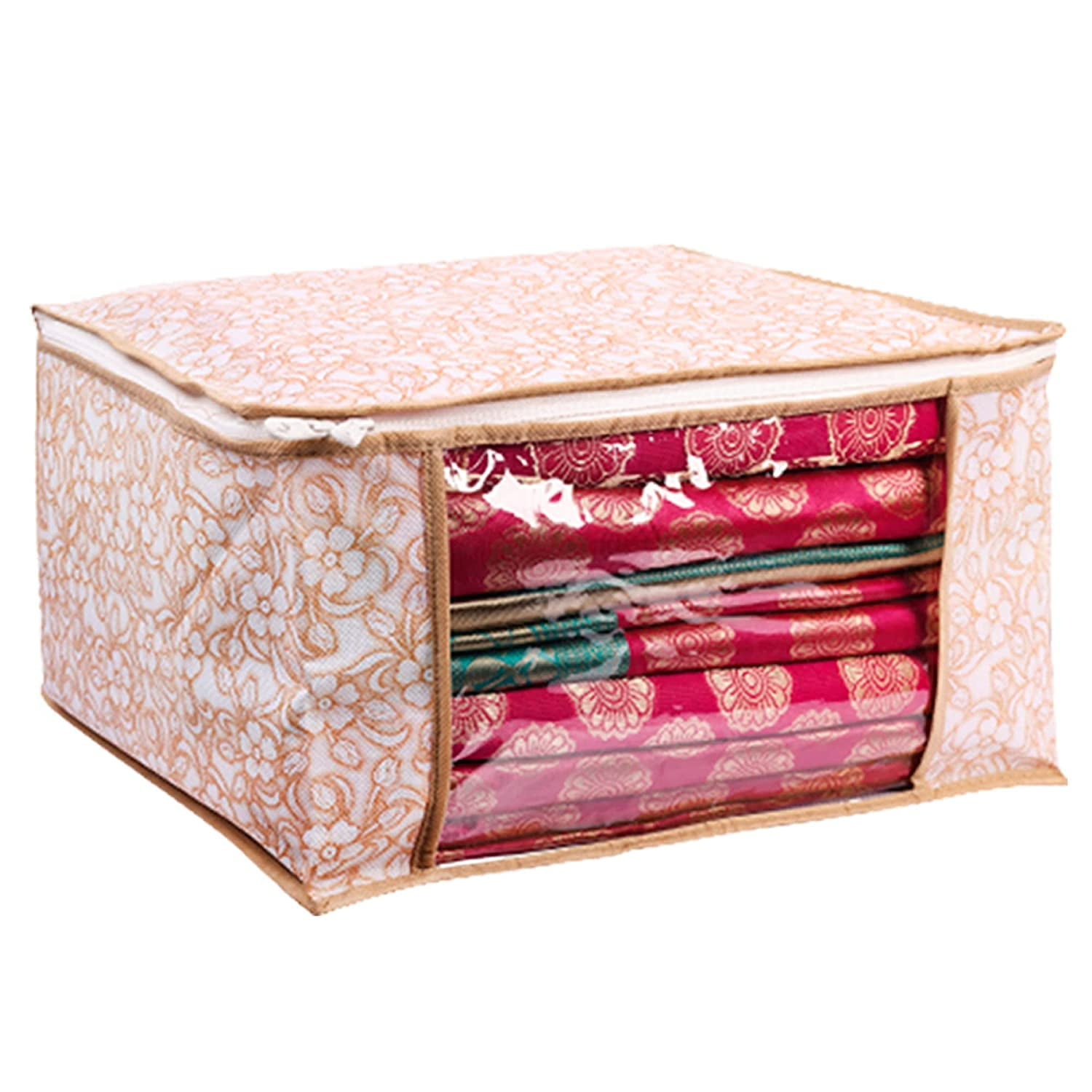 Vaidehi Saree Cover Non Woven Fabric Clothes Organiser for Wardrobe ...