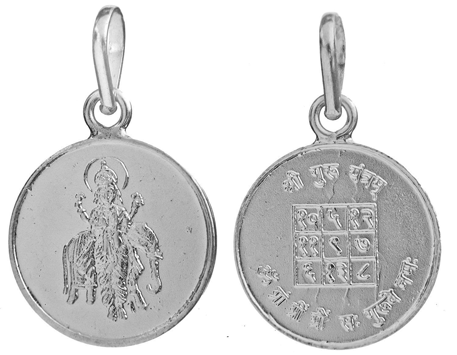 Vaidehi Shri Guru Yantra Locket | Pendant In Pure Silver For Men ...