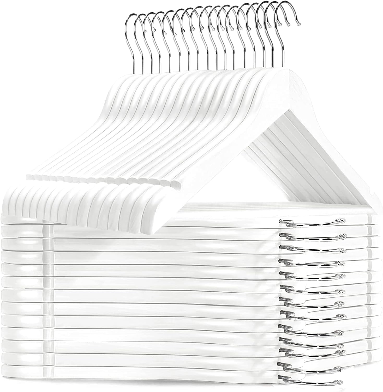 Vaidehi Solid Wood Hangers,Premium Wood Hangers with 360-Degree ...