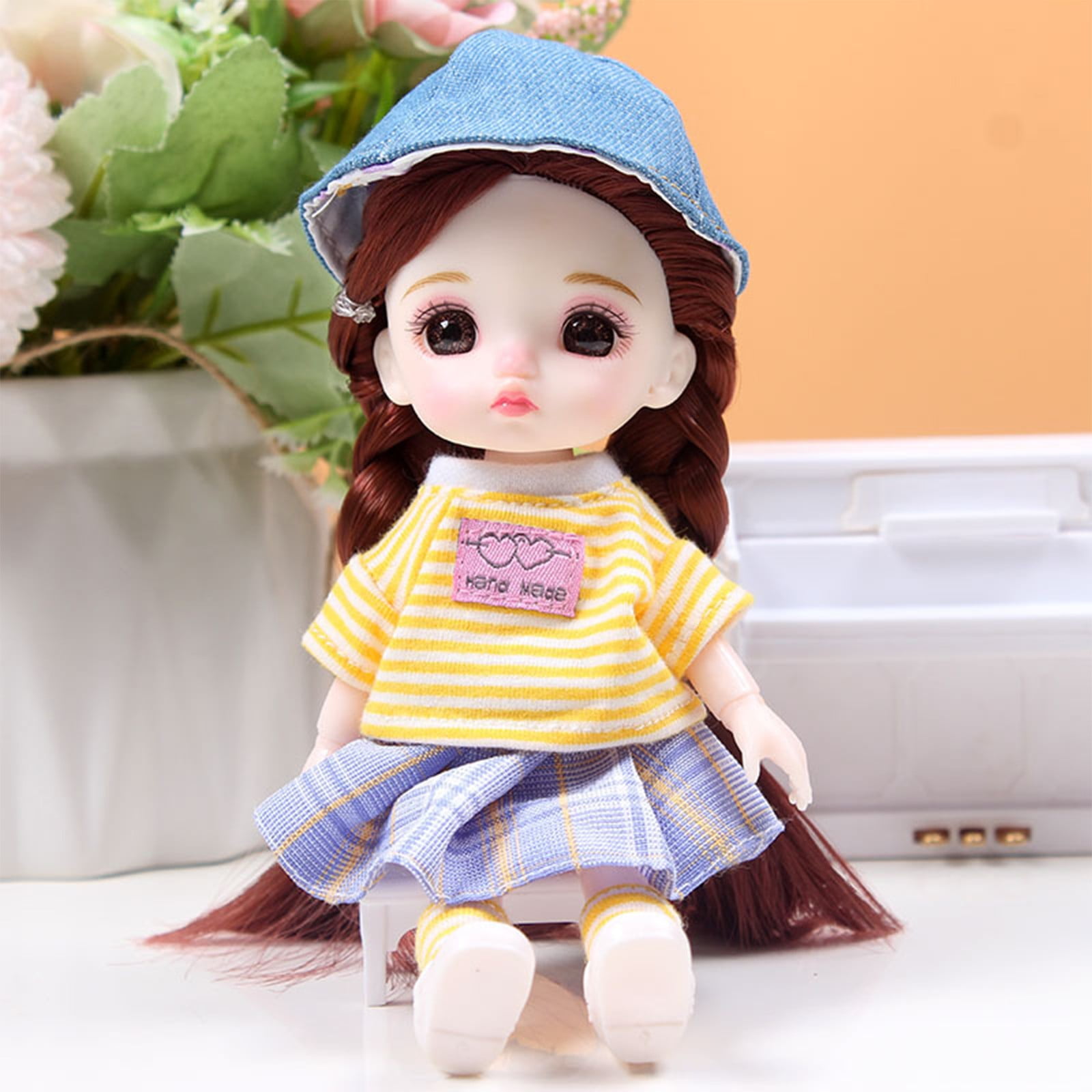 Vaidha 17cm Modern Fashion Doll - Yellow Green Collectible Figure with ...