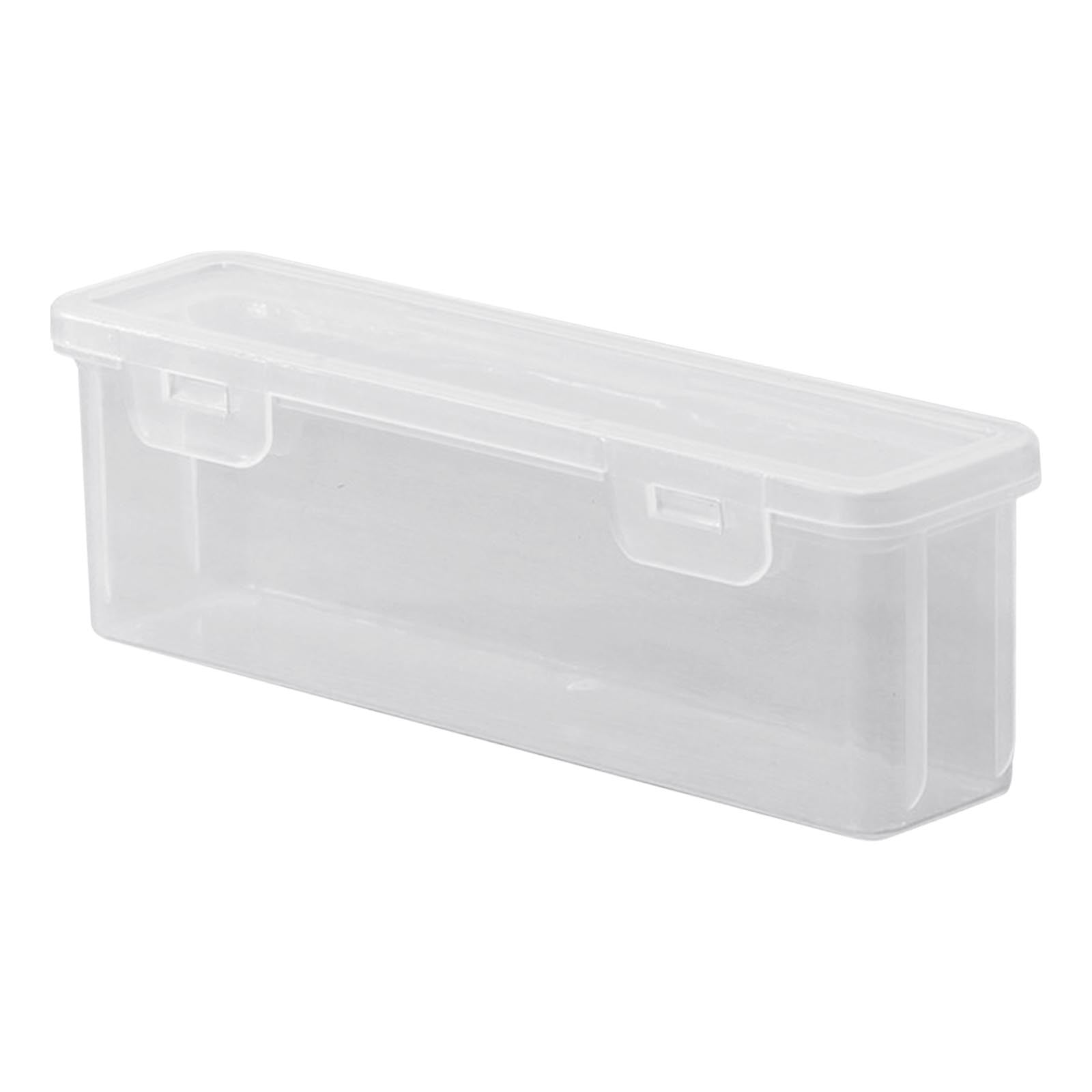 Vaidha Large Transparent Plastic Pencil Box - 21x8.5x6cm Desktop ...
