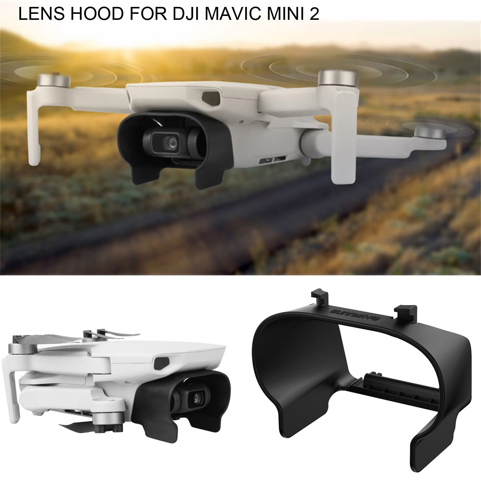 Vaidha Mavic Mini 2 Lens Hood - Anti-Glare Sun Shade Accessory for ...
