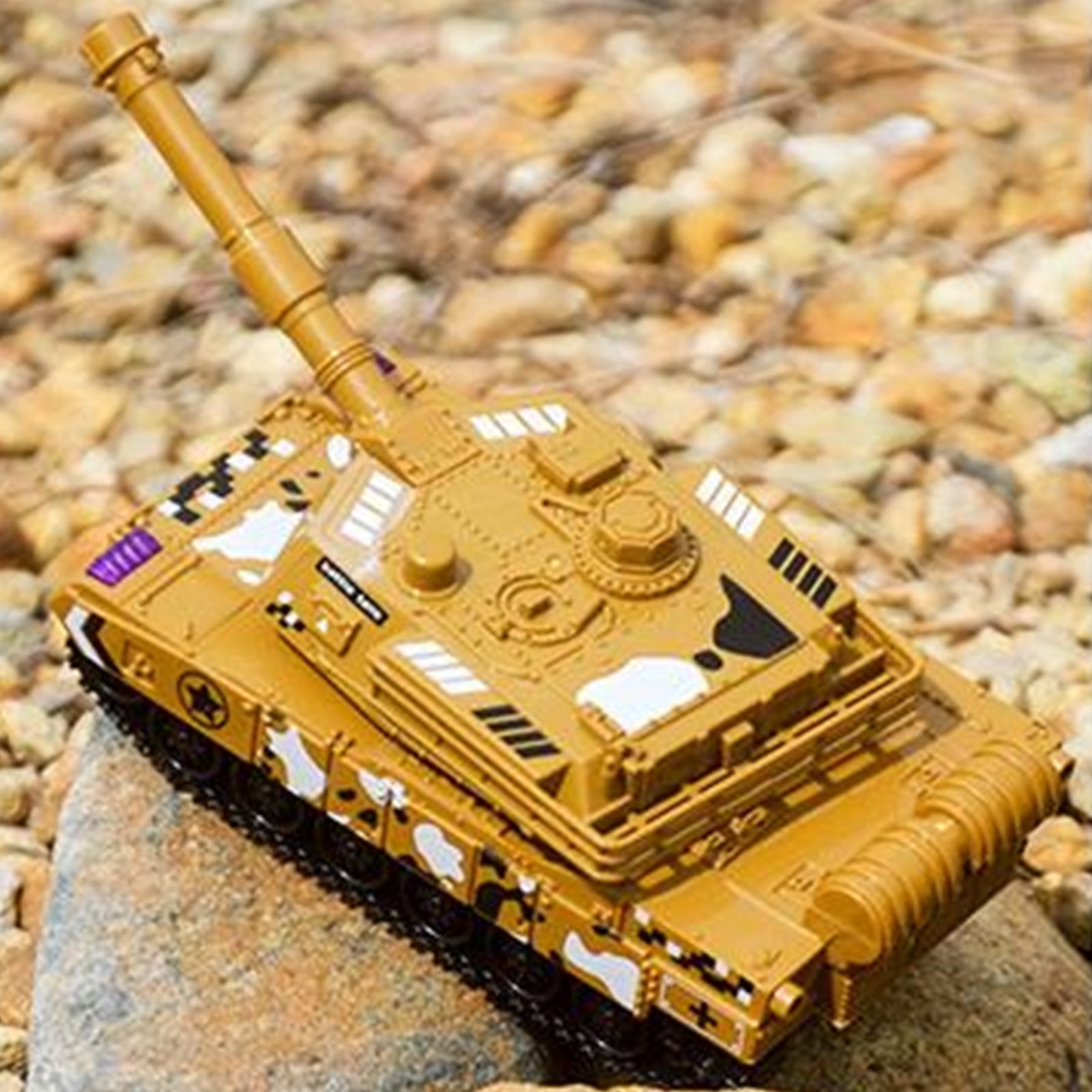 Vaidha Military Tank Toy Push Car for Kids - Movable 360° Rotating ...
