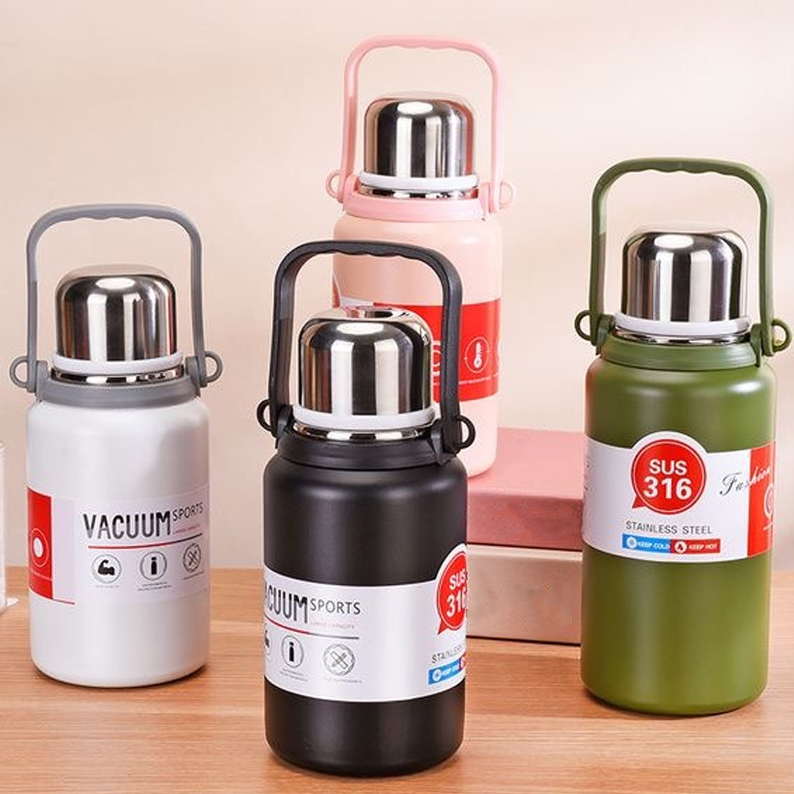 Vaidhai Back to Seminary Seminary Savings Insulated Water Bottle Portable Cup 316 Stainless ...