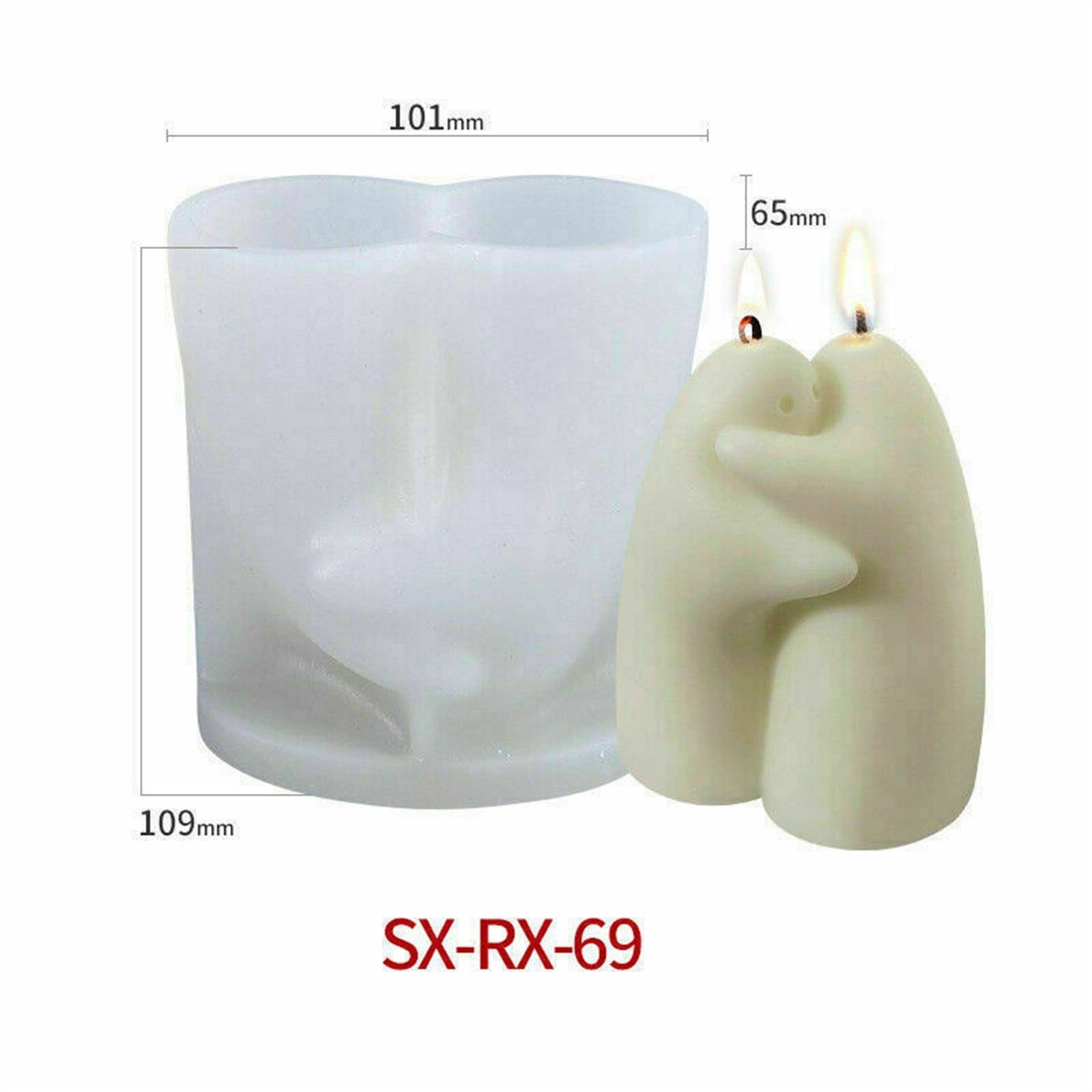 Vaidhai Family Perfume Candle Moulds Human Body Candle Wax Making Soap ...