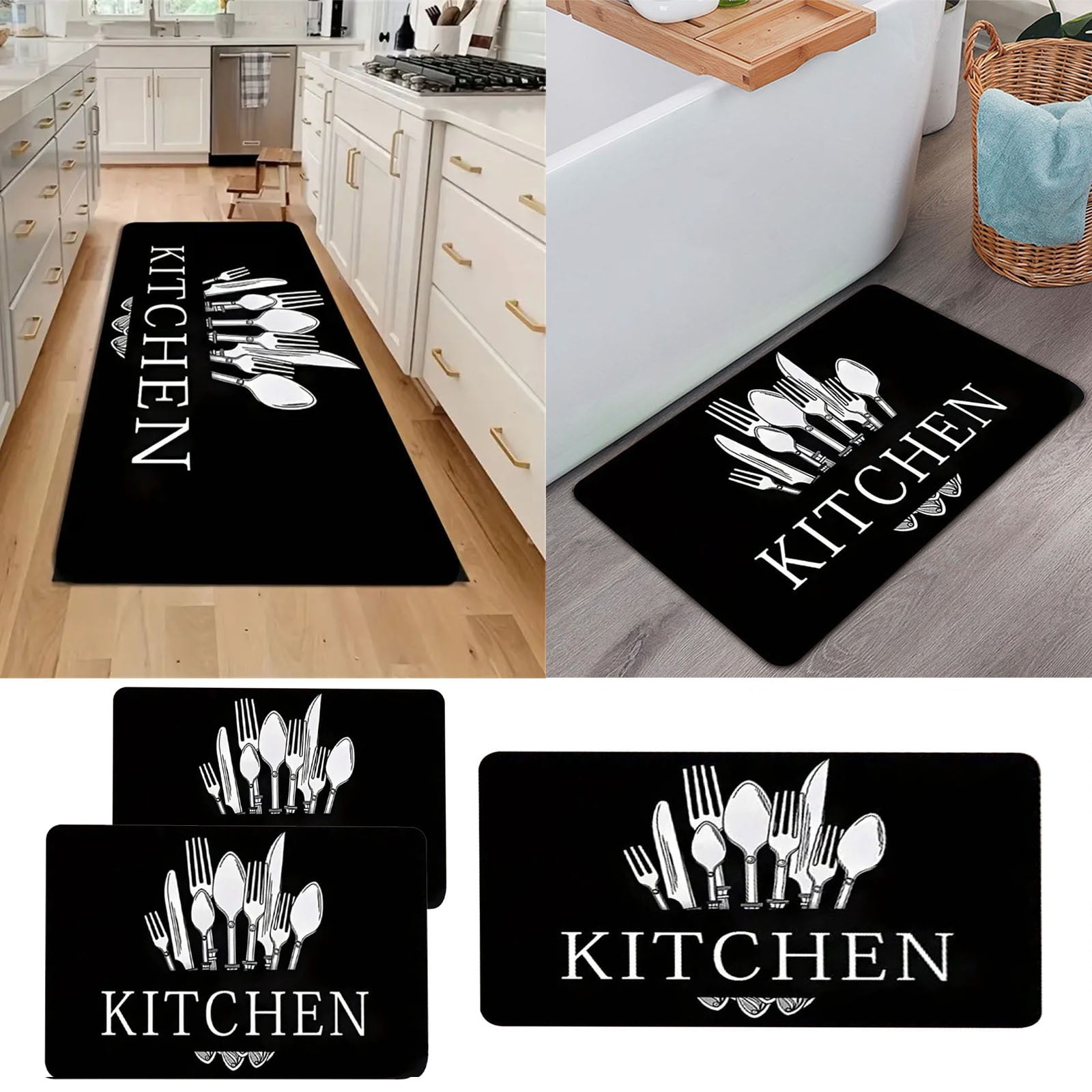 Vaidhai Kitchen Clouds Kitchen Mat Cushioned Anti Fatigue Rug 60*40cm ...