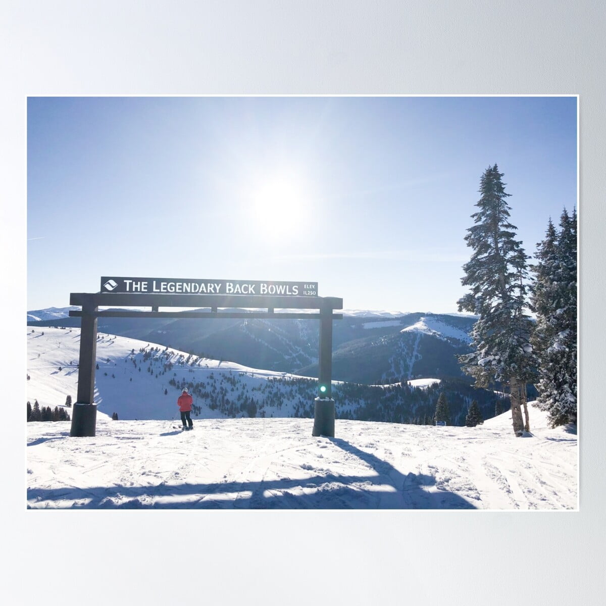 Vail'S Legendary Back Bowls Sign Poster Wall Art, Modern Wall Decor For ...