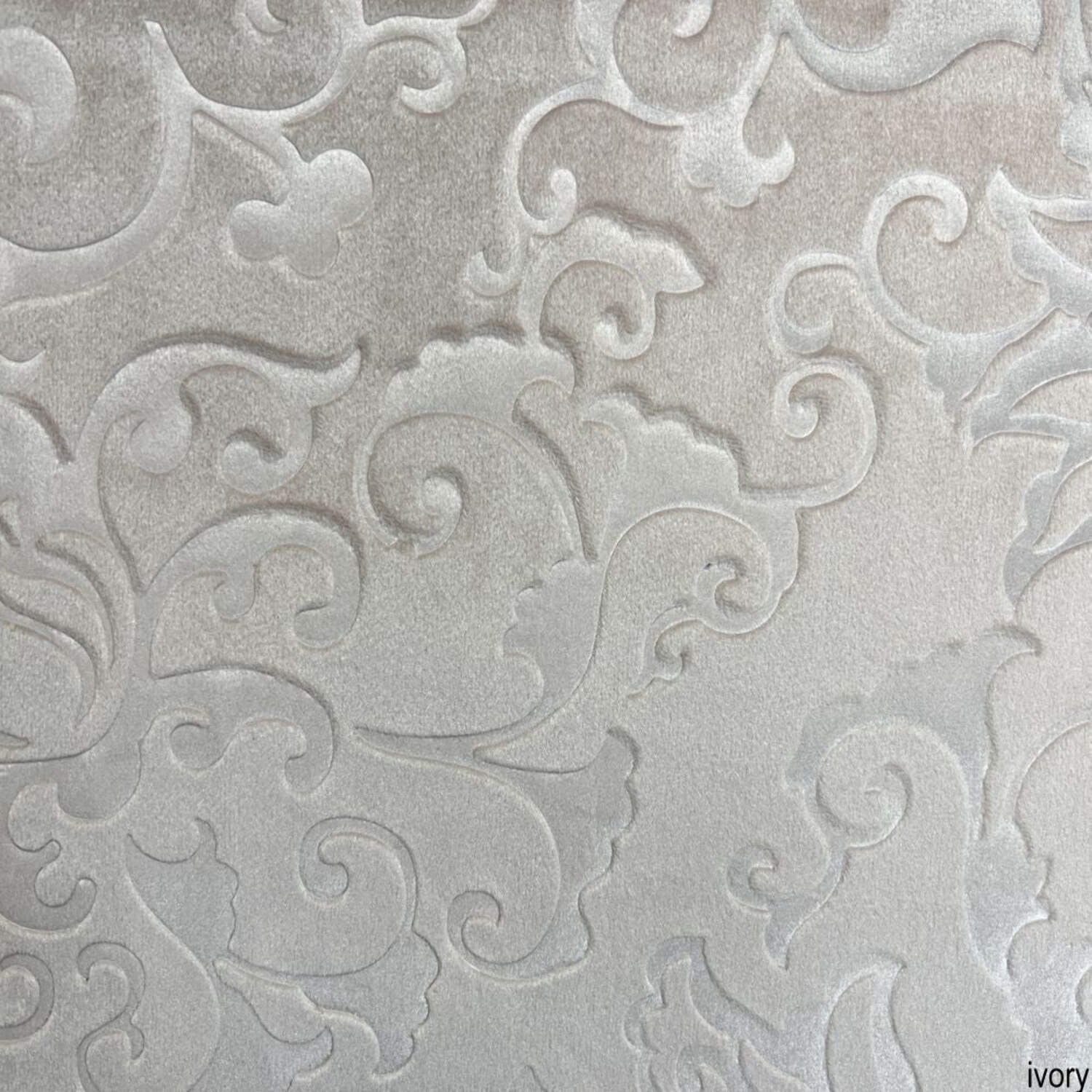 Vails Brocade Velvet Fabric, 72 Inch in Width Ideal Embossed Material ...