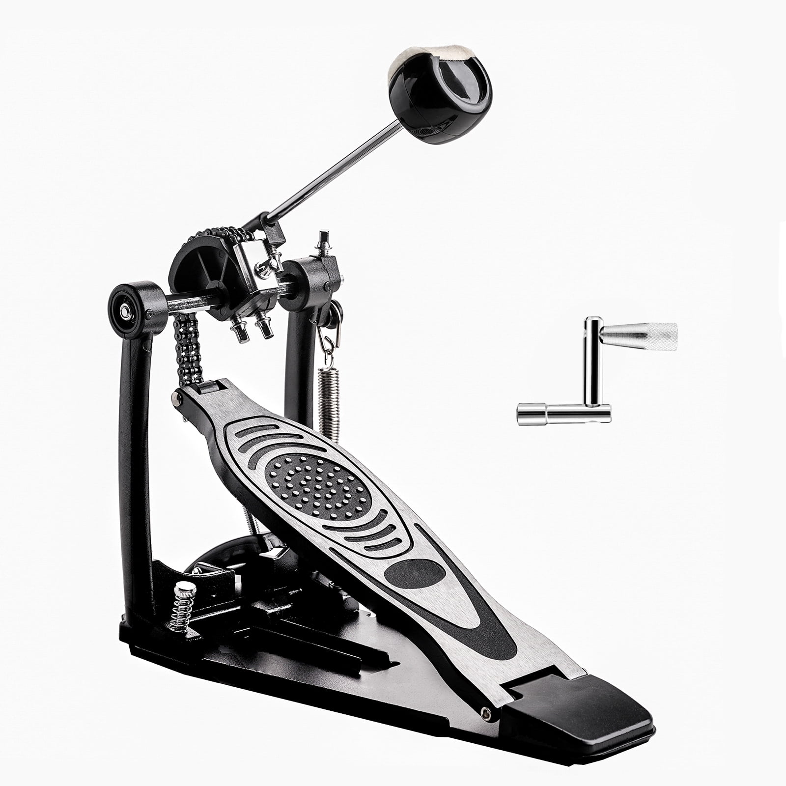 Vaisoeny Bass Drum Pedal, Double Chain Kick Drum Pedal for Bass Drum ...