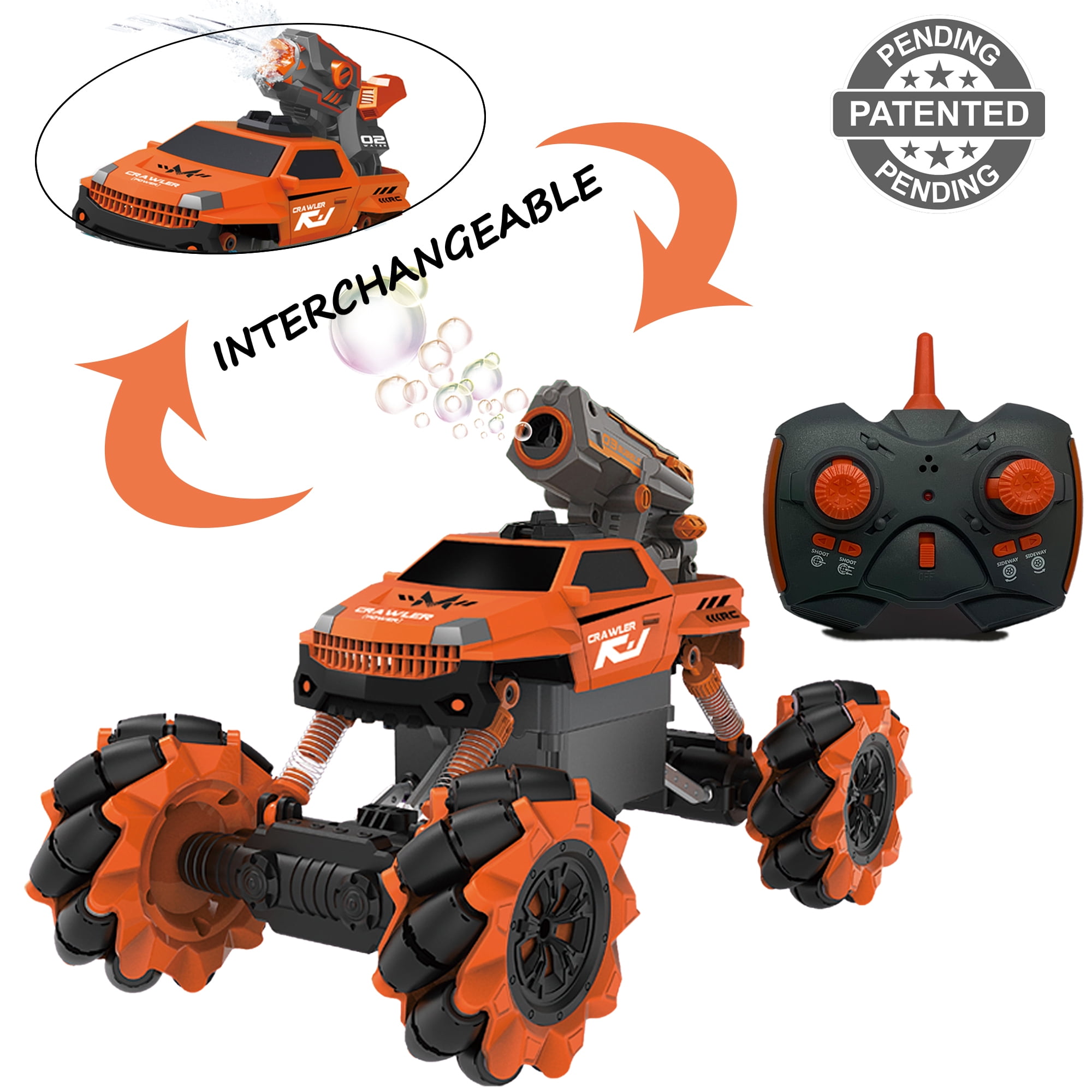 Free Shipping! Vaiyer RC Car with Bubble Blaster and Water Gun ...