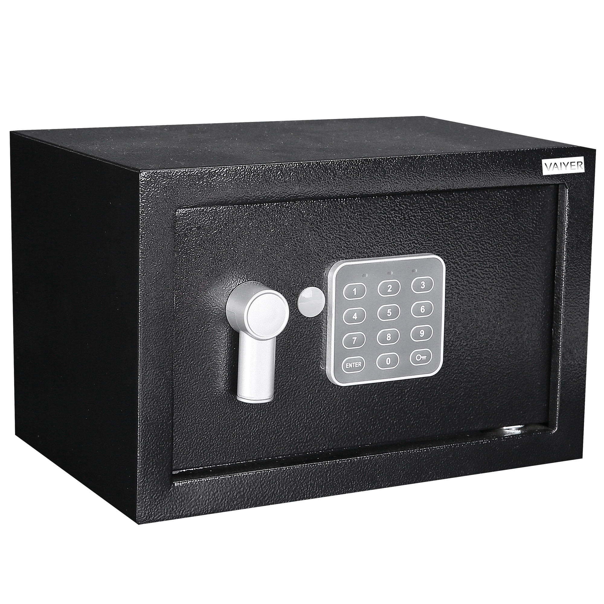 Vaiyer 6.7x9x6.7in Small Digital Metal Lock Box, Electronic Safe with ...